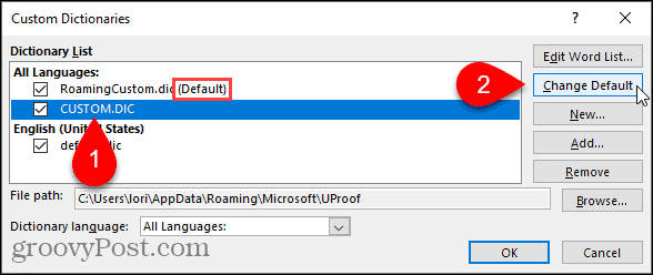 如何在Microsoft Word中添加和使用自定义字典 - 数字指南