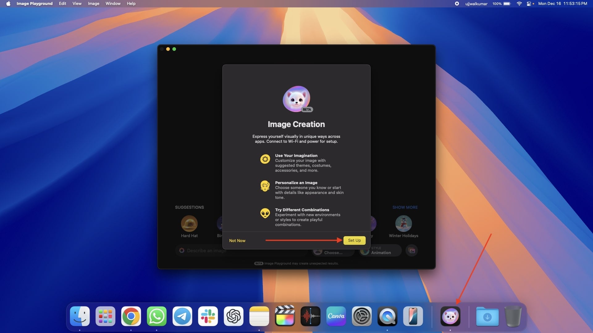 如何在 Mac 上设置和使用 Image Playground - 数字指南