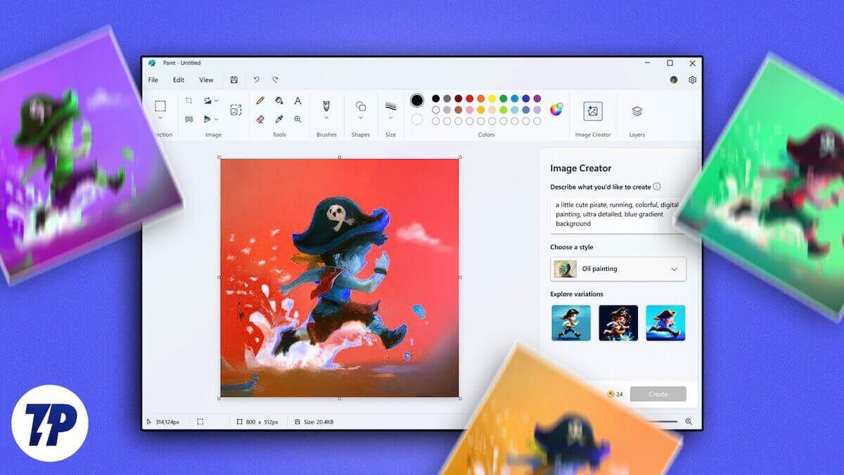 如何使用Microsoft Paint Image Creator AI生成AI艺术 - 数字指南