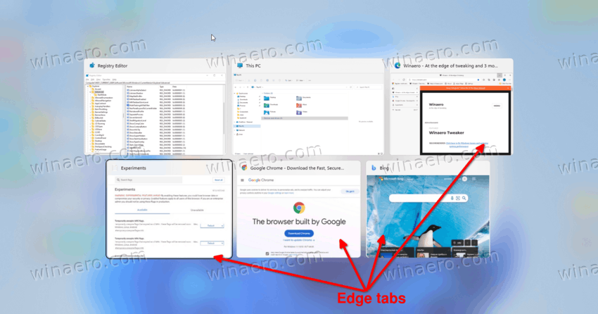 如何在Windows 11上禁用Alt+Tab中的Microsoft Edge选项卡 - 数字指南