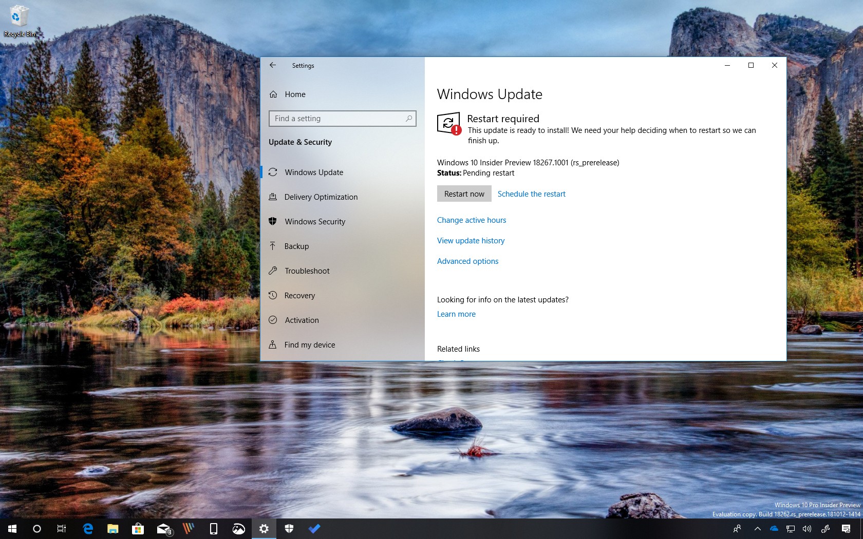 Windows 10 Build 18267（19H1）发行了新功能 - 数字指南