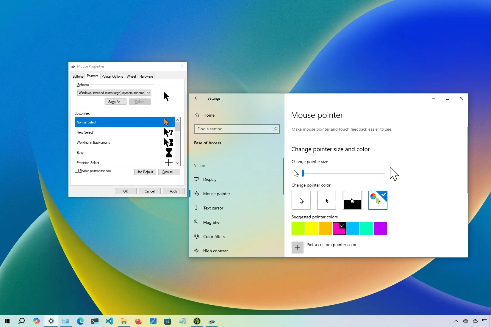如何在 Windows 10 上更改鼠标指针颜色 - 数字指南
