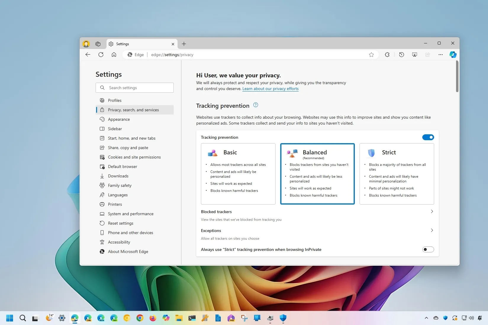 如何在 Microsoft Edge 上启用跟踪预防功能 - 数字指南