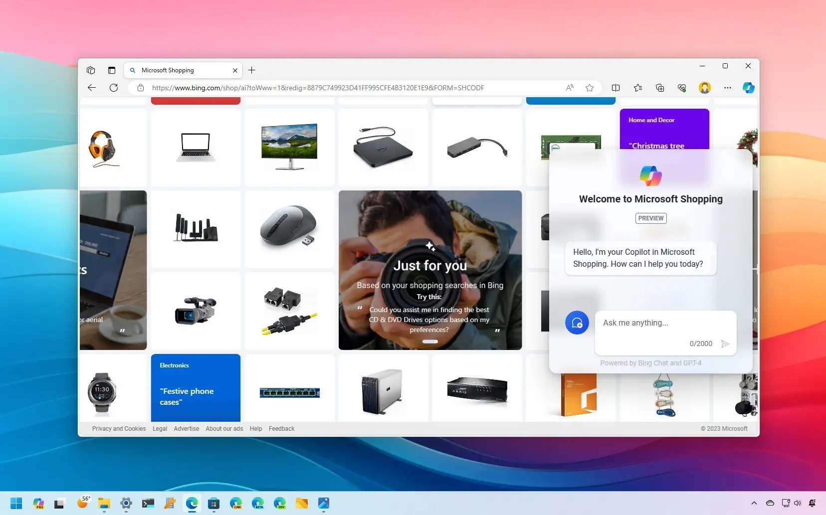 微软在 Bing 上推出用于购物的 Copilot AI - 数字指南