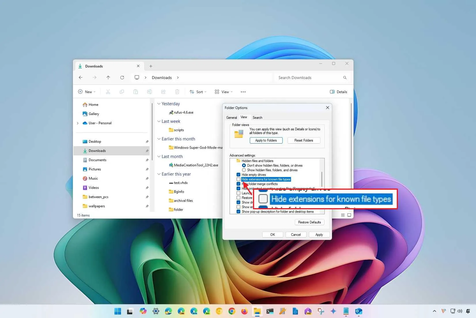 如何在 Windows 11 上显示文件扩展名 - 数字指南
