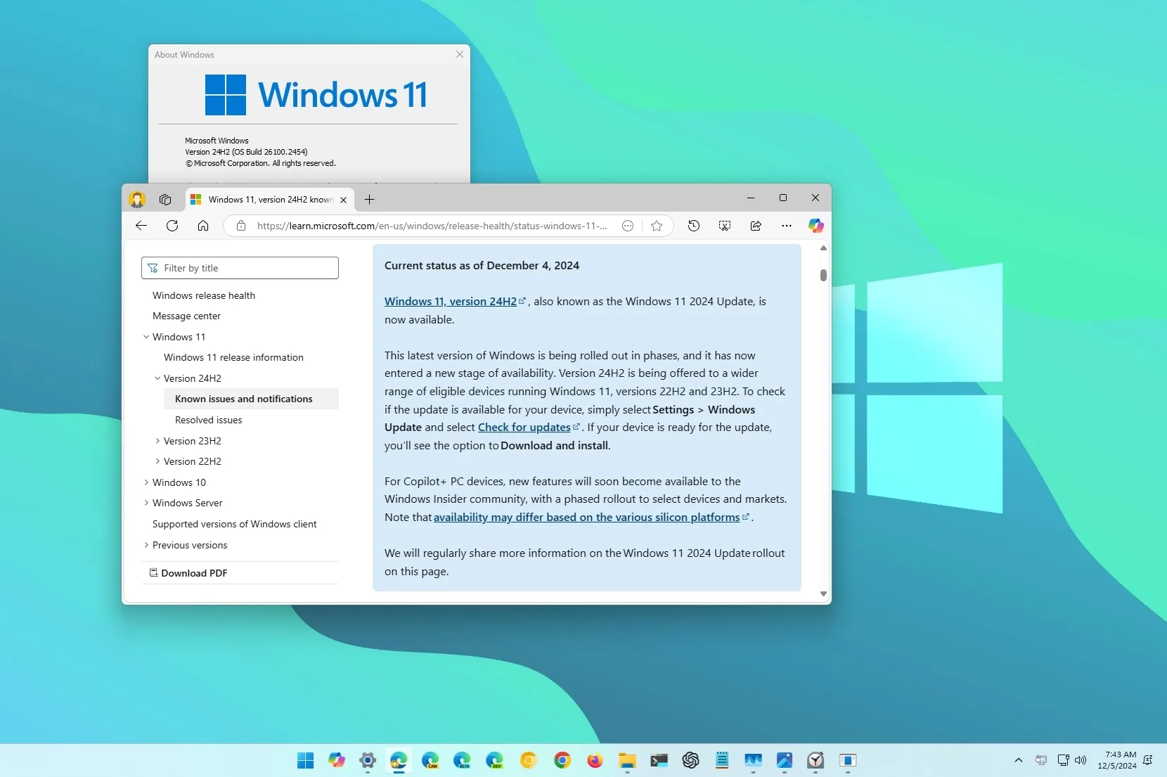 Windows 11 24H2升级扩展到更多电脑 - 数字指南