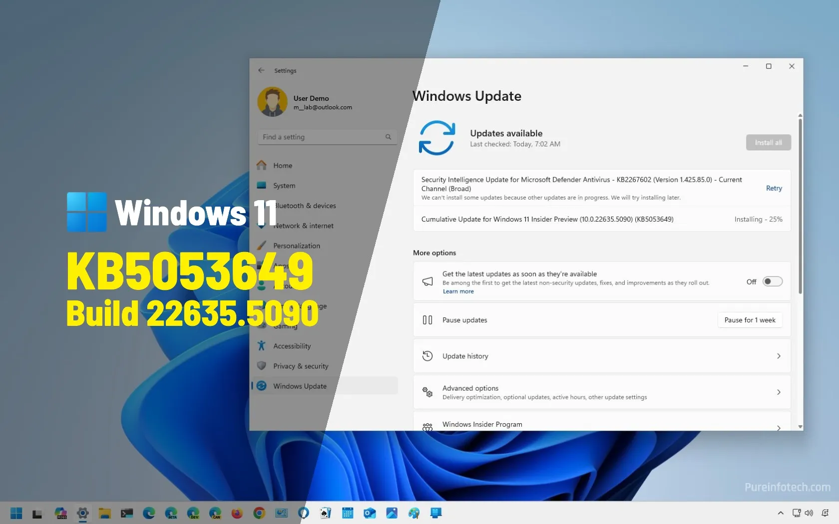 Windows 11的KB5053649（构建22635.5090）在Beta频道中带来了微小的变化 - 数字指南