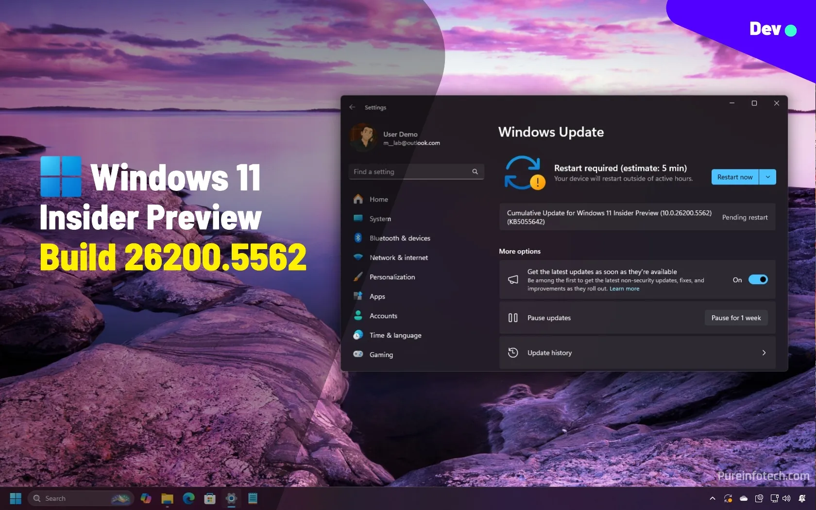 Windows 11的构建26200.5562（KB5055642）带来了新的AI功能Dev Channel - 数字指南